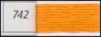 742 - DMC Light Tangerine – The Daily Stitcher