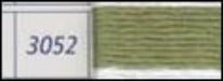 3052 - DMC Med. Green Gray – The Daily Stitcher