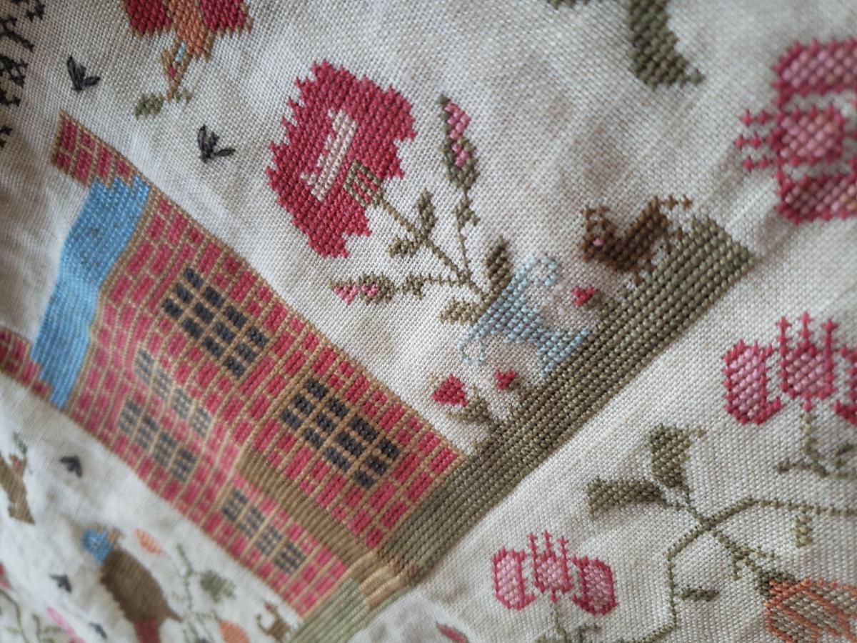 ELIZABETH HUNT, 1845 - ﻿an antique reproduction – The Daily Stitcher